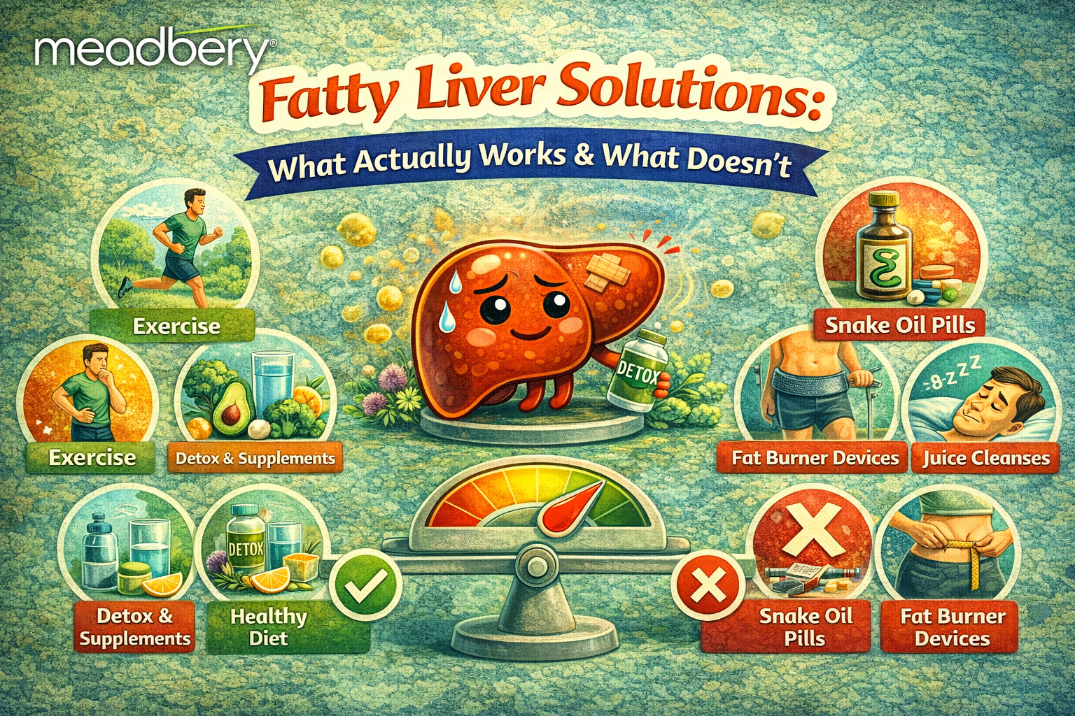 Fatty Liver Solutions: What Actually Works & What Doesn’t – Meadbery