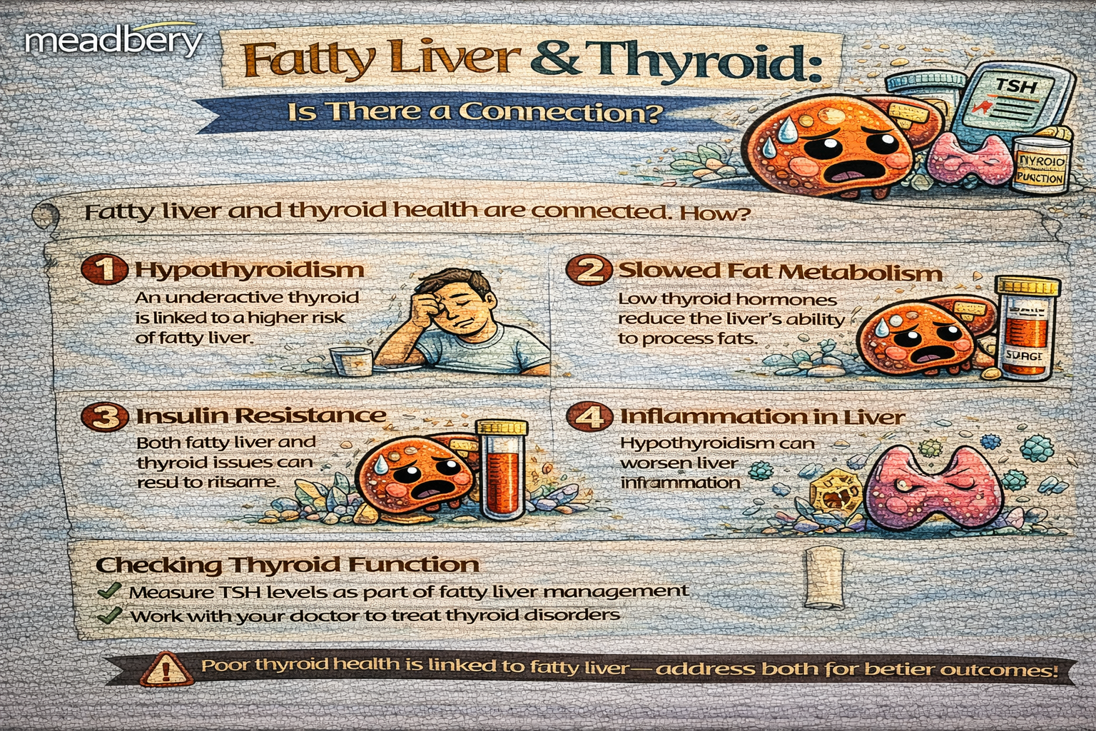 Fatty Liver & Thyroid: Is There a Connection? – Meadbery